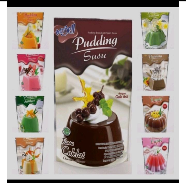 NUTRIJELL PUDDING SUSU aneka rasa flavour | Lazada Indonesia