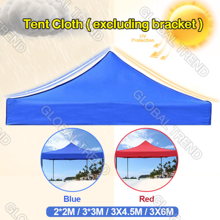 Tent Roof Tent Cover Tent Replacement Cover 2x2M/3x3M/3x4.5M/3x6M ...