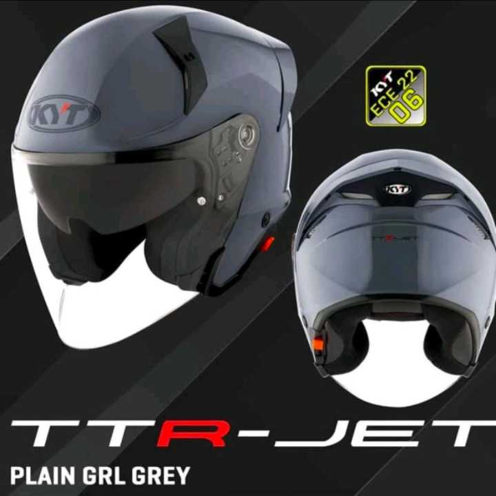 HELM KYT TTR-JET NEW FULL WARNA | Lazada Indonesia