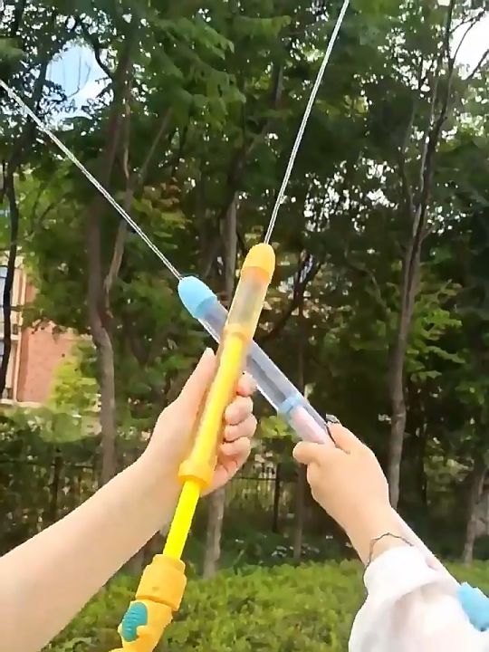 Water Gun Shooter Pool Toy Dinosaur Water Gun Double Tube Kid's Cartoon ...