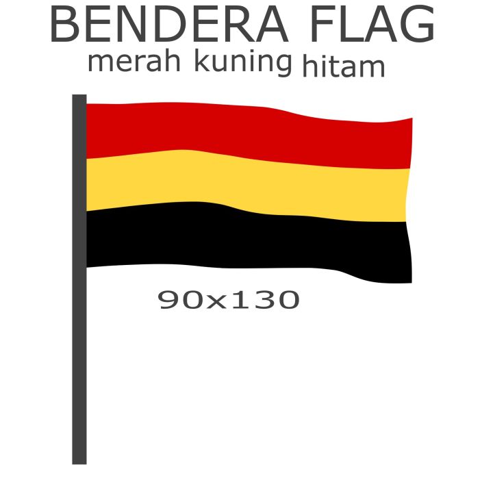 BENDERA FLAG MERAH KUNING HITAM JERMAN | Lazada Indonesia