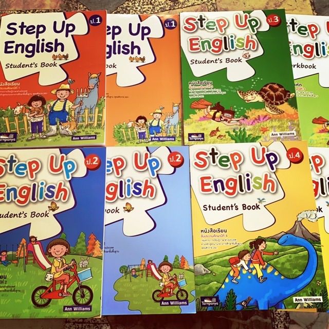 Step up English ป.1 ป.2 ป.3 ป.4 ป.5 ป.6 Student's Book และ Workbook | Lazada.co.th