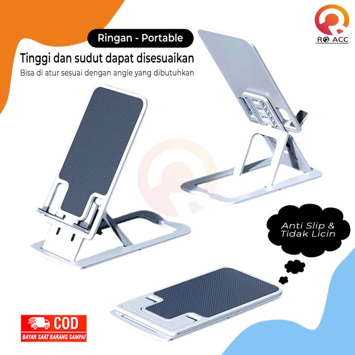 [RO ACC] NVN-PH24 FOLDING PHONE STAND TEMPAT TATAKAN DUDUKAN HOLDER HP ...