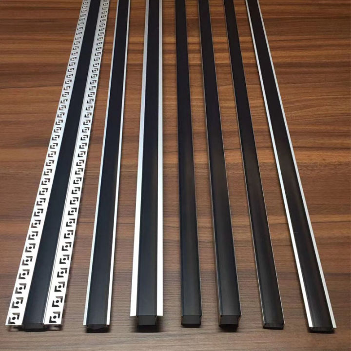 LED Ceiling Hidden Aluminum Groove Line Light Embedded Ceiling Double ...