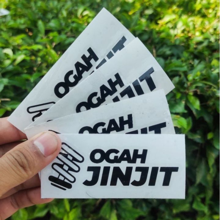 STIKER OGAH JINJIT STIKER Cutting | Lazada Indonesia