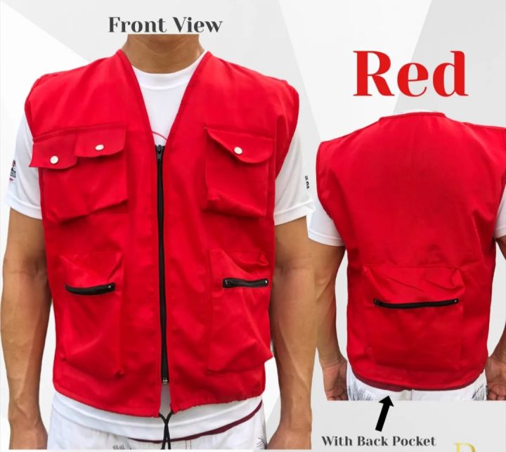 VEST CHALECO 2 POCKETS COTTON/ ELECTION, TODA, BRGY TANOD AND ETC ...