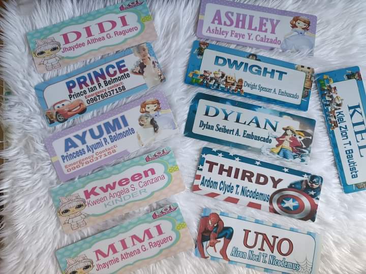 PVC Name Tag / Name Plate (Customize) | Lazada PH