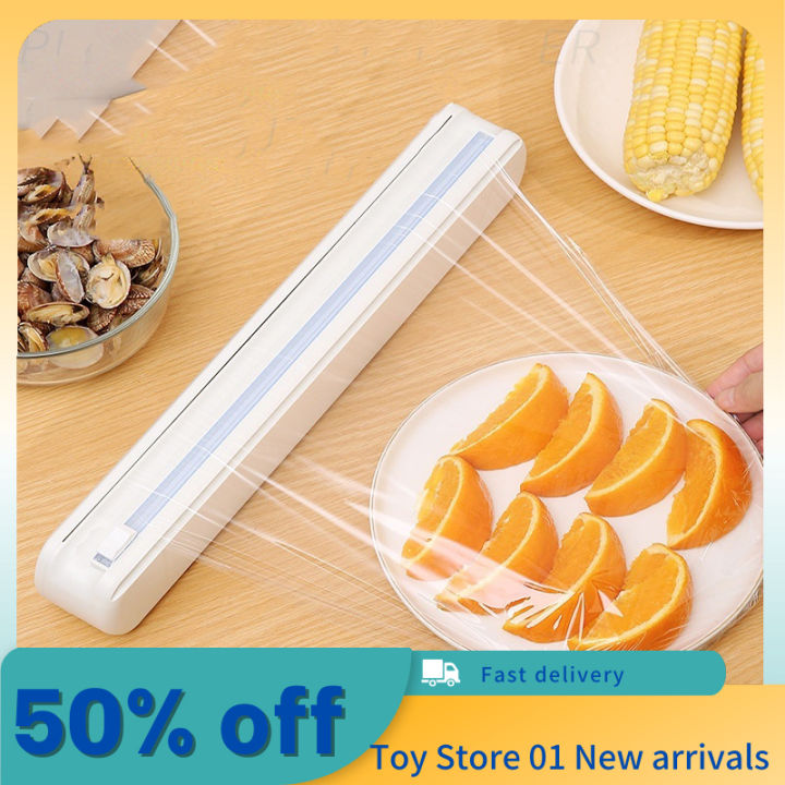 (20 meters)Magnetic Suction Cup Plastic Film Wrap Cling Dispenser ...