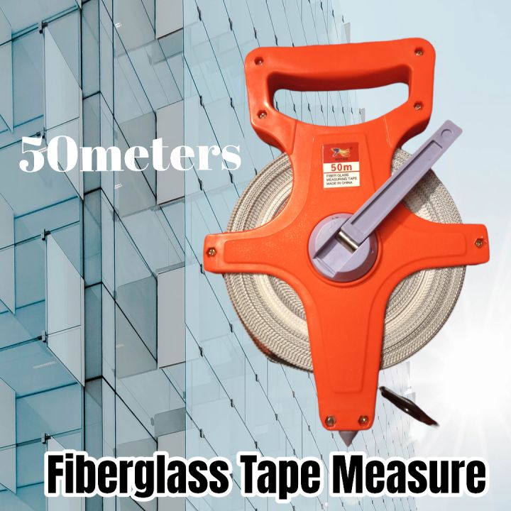 50meters TAPE MEASURE FIBER GLASS high quality heavy duty | Lazada PH