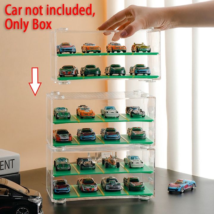 Cars Diecast Storage Acrylic Dustproof Box 1:64 For Hot Wheels ...