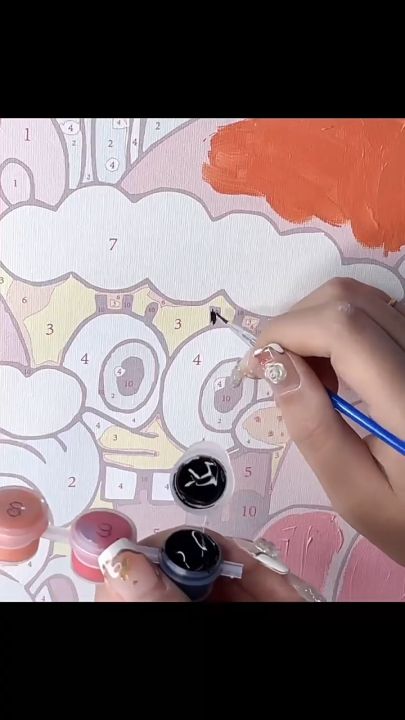 Cartoon Stitch Luffy Cinnamoroll Digital Oil Paint By Numbers Paint 20x ...