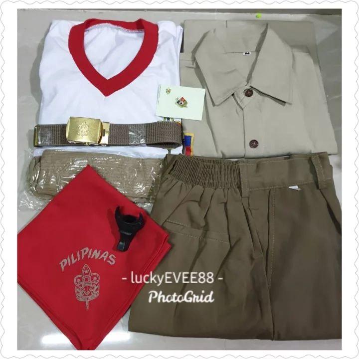 SENIOR BOYSCOUT UNIFORM SET | Lazada PH
