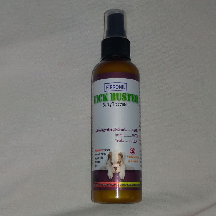 Fipronil tick buster spray treatment for Dogs and Cats 100mL | Lazada PH