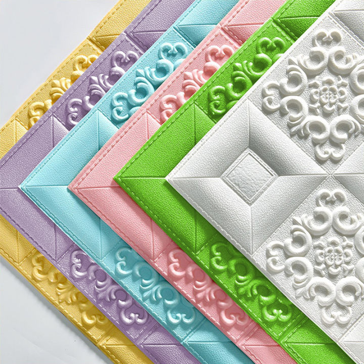 【Big size】3d Ceiling Wallpaper sticker waterproof for cement wall foam ...