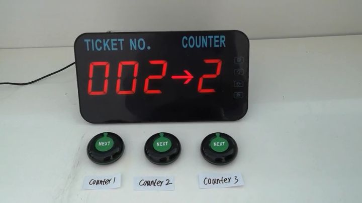 Queue Wireless Calling System for Restaurant Hospital Kitchen Call Pager Long range waiting ...