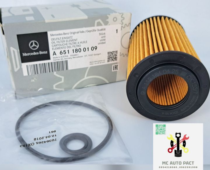 ไส้กรองน้ำมันเครื่อง Benz M651 แท้ | Lazada.co.th