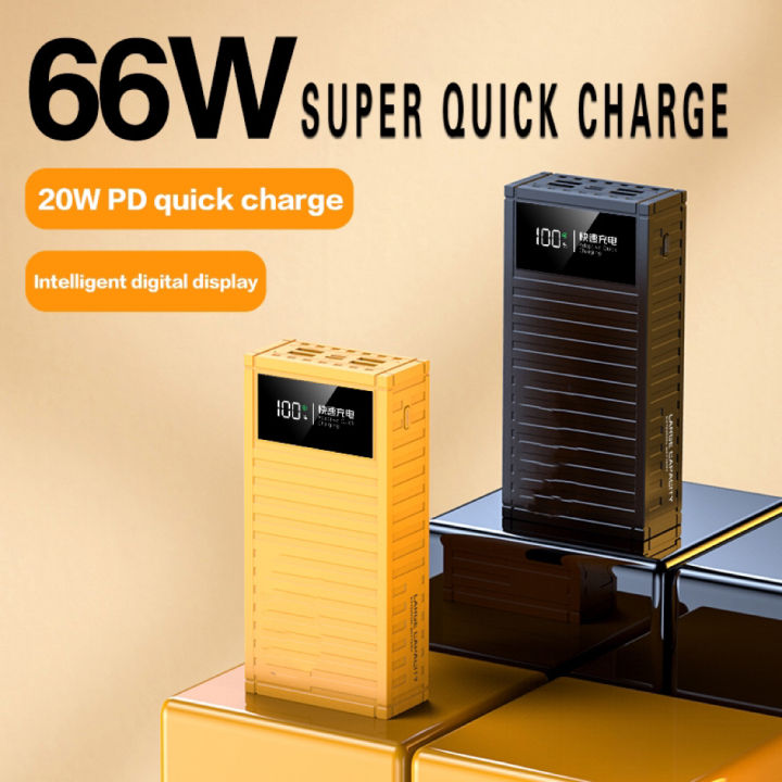 66W Polymer lithium battery power bank original branded fast charging ...