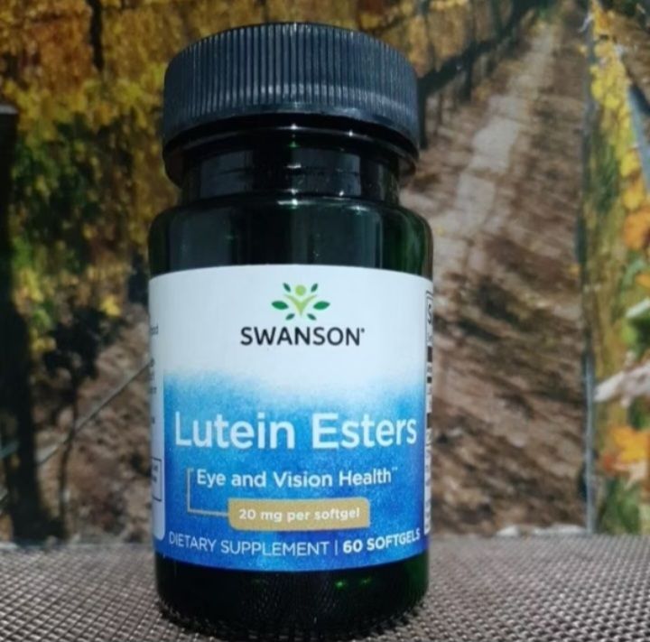 Lutein Esters 20mg 60 softgels EXPIRY: August 2025 Swanson Eye and ...