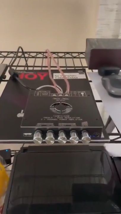 ZK-HT21 Amplifier 2.1 Channel bluetooth Digital Power Module High and ...