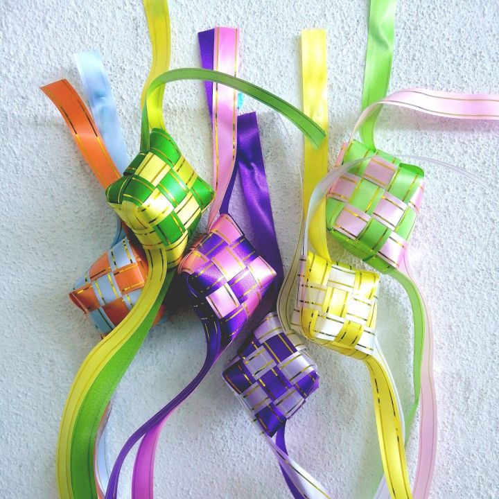 Ketupat Hiasan Ribon PP Ketupat Decoration Hari Raya | Lazada