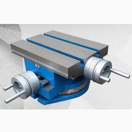 Precision Rotating Milling Machine Cross Workbench Industrial Slide ...