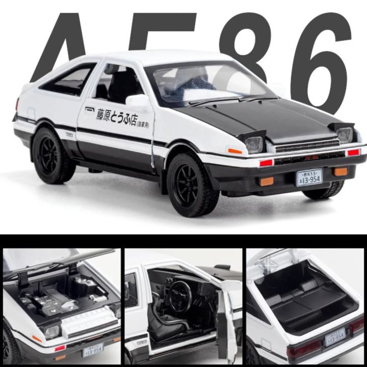 Alloy Diecast Scale Car Model of Initial D AE86, 1/32, Lights & Sounds, Pull Back Toys | Lazada PH