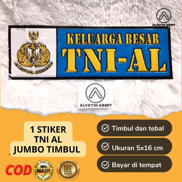 Stiker Plat Mobil TNI AL Timbul Angkatan Laut | Lazada Indonesia