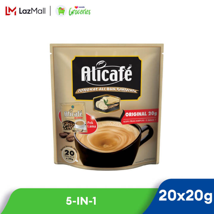 Alicafe Tongkat Ali & Ginseng Original 20g x 20s | Lazada