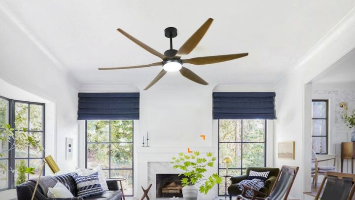 CHNT Ceiling Fan With LED Light Remote Modern Home Living Room Dining ...