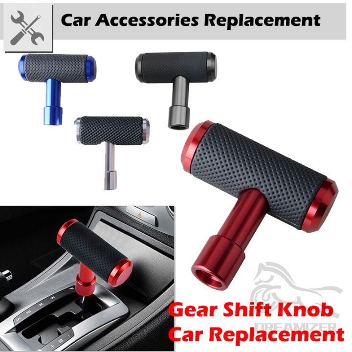 Gear Shift Knob Aircraft Joystick T Shape Style Hammer Fit for AT MT ...