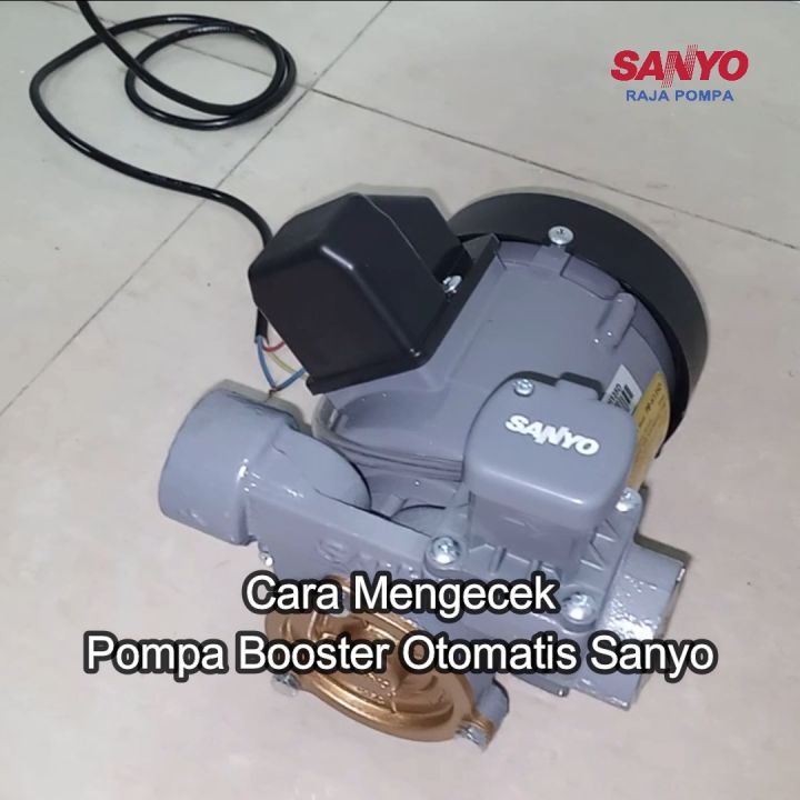 SANYO Mesin Pompa Pendorong Air Otomatis - Booster Pump - PB-H135D ...