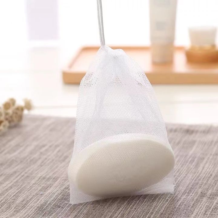 K Soap Foaming Net Exfoliating Foaming Mesh Bag Soap Foam Mesh Soap