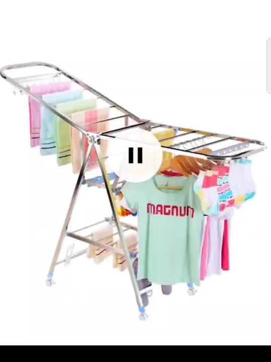 Foldable Sampayan Stainless Steel Clothes Hanger Airfoil Clothes Hanger ...
