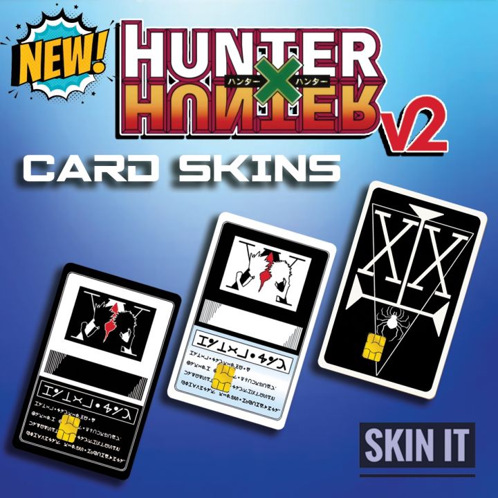 SKIN IT : Hunter X Hunter License Card Skins V2 (Stickers For ATM or ...