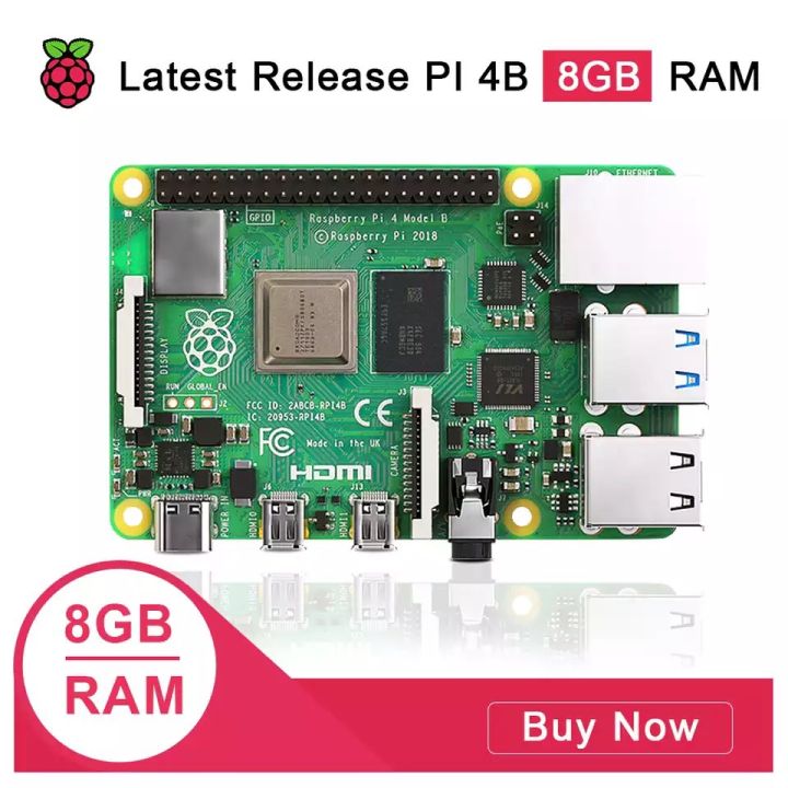 Raspberry Pi 4 Ram 8GB Model B ล็อตใหม่ล่าสุด พร้อมส่งจากไทย | Lazada.co.th