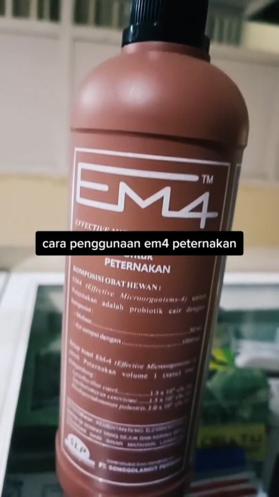 EM4 TERNAK Probiotik Bakteri Baik Menyehatkan dan Mengurangi Bau Tidak ...