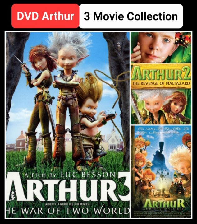 [DVD HD] อาร์เธอร์ ทูตจิ๋วเจาะขุมทรัพย์มหัศจรรย์ ครบ 3 ภาค Arthur 3-Movie Collection #แพ็คสุด ...