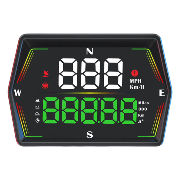 UEB Car HUD GPS Digital Speedometer Universal Head Up Display for ...