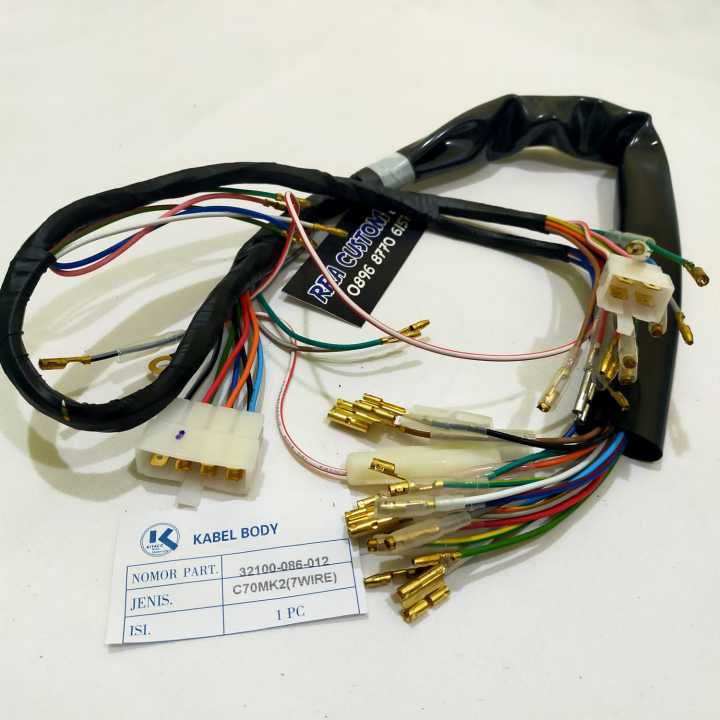 KABEL BODY HONDA C70 KABEL BODI HONDA C70 KABEL BODY C70 FULL SET ...