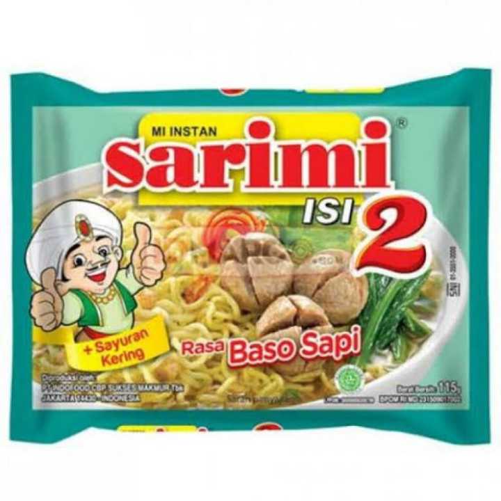 Mie Instant Sarimi Isi 2 Rasa Bakso Sapi (5 pcs) | Lazada Indonesia