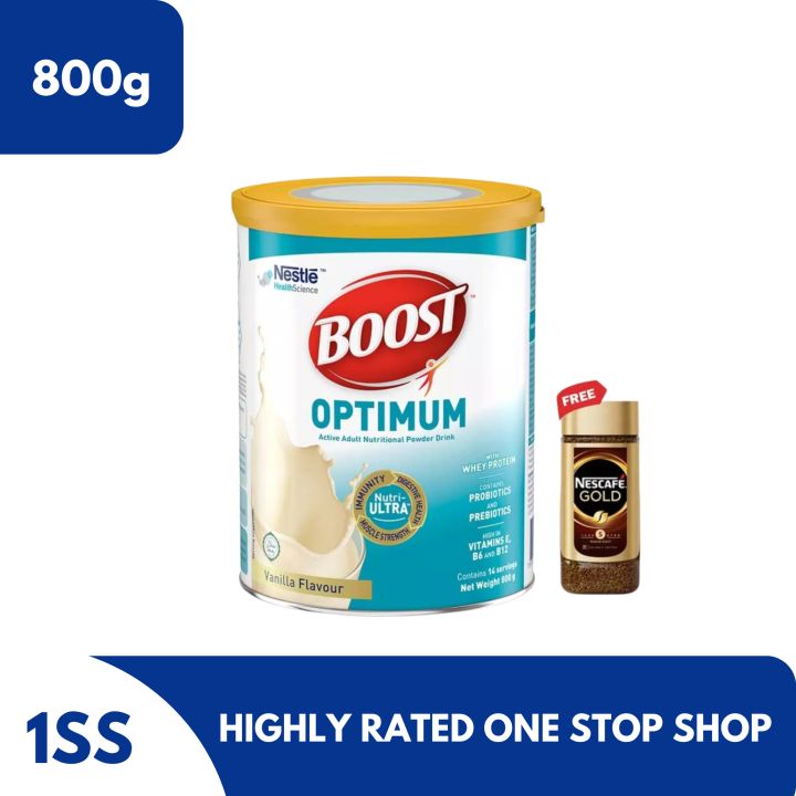 Boost Optimum Adult Nutritional Drink, Vanilla Flavor, 800g | Lazada PH