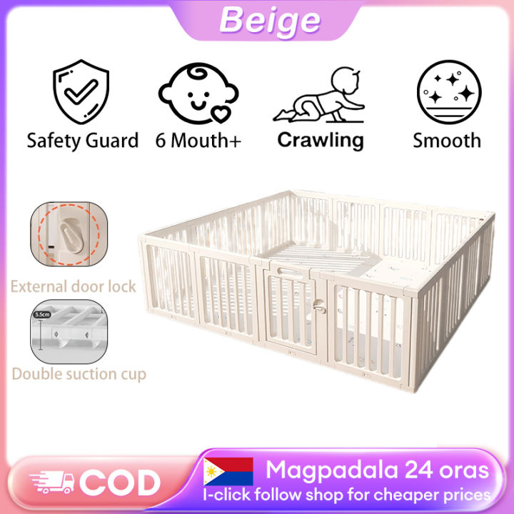Playpens for Baby Adjustable Safety Indoor Playpen Easy Install ...