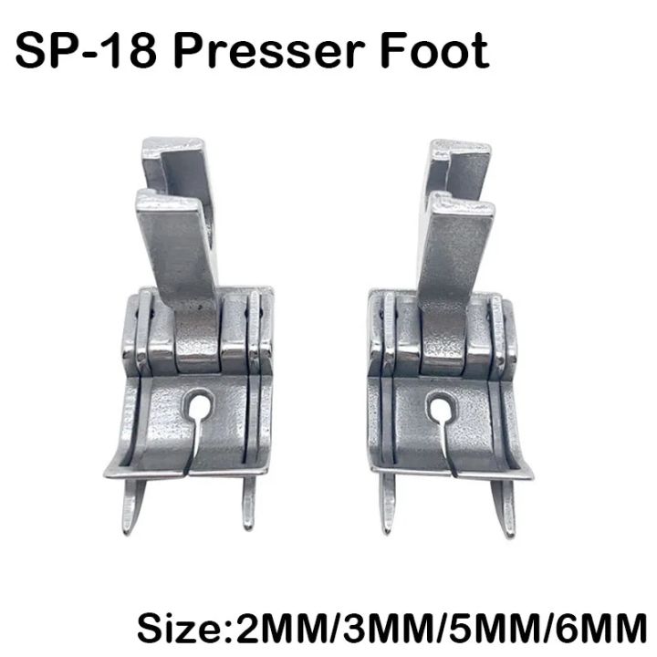 SP-18 Right Left Doule Edge Guide Presser Foot For Industrial Single ...