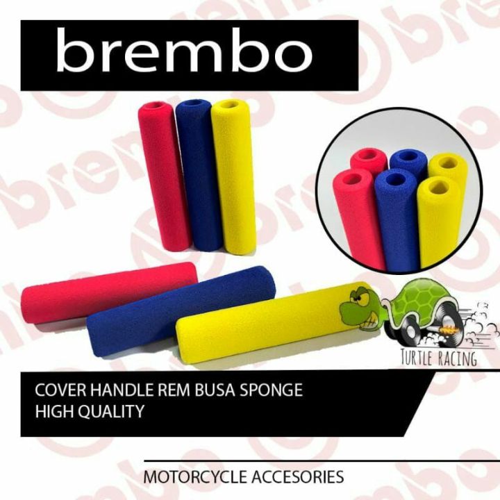 ( 1 pasang ) Busa handle rem jari hendel tangan sponge Universal semua ...