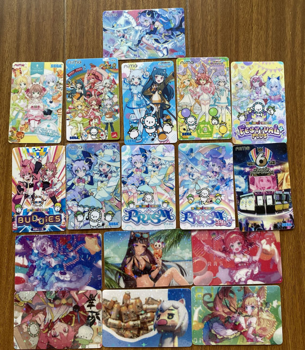Aime Series Maimai Dance Card Stickers Collectible Cards Self-Made ...