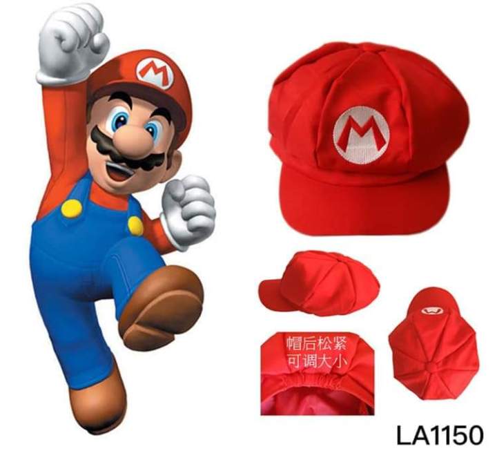 Super Mario Cap Hat Boy Adult | Lazada