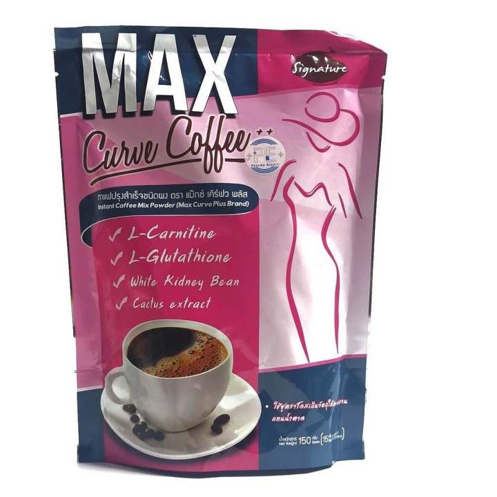 Original Max Curve Coffee Instant Coffee Mix Powder 15 Sachets (Made in ...
