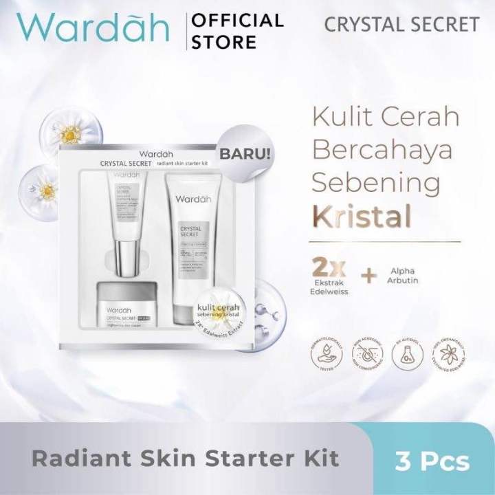 WARDAH Crystal Secret Radiant Skin Starter Kit | Lazada Indonesia