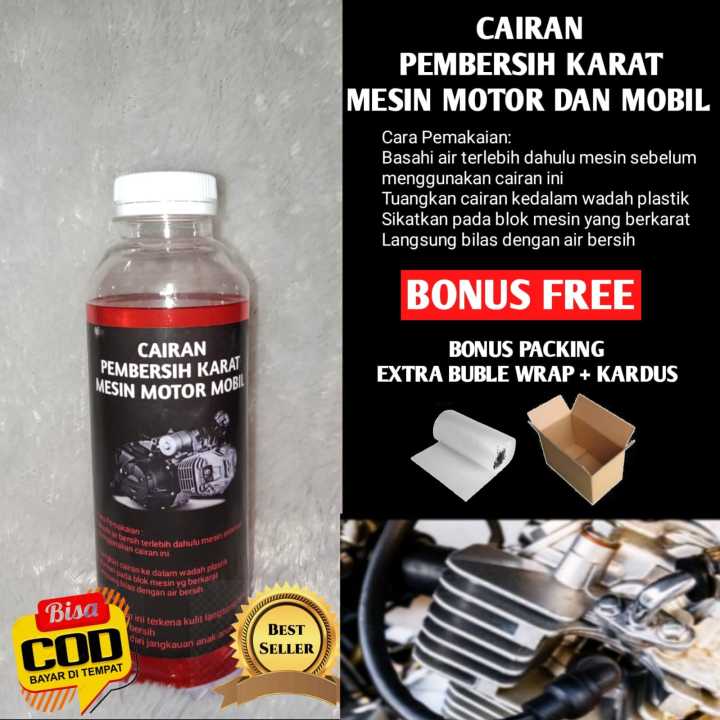 Pembersih karat atau kerak mesin motor dan mobil 250 ML | Lazada Indonesia