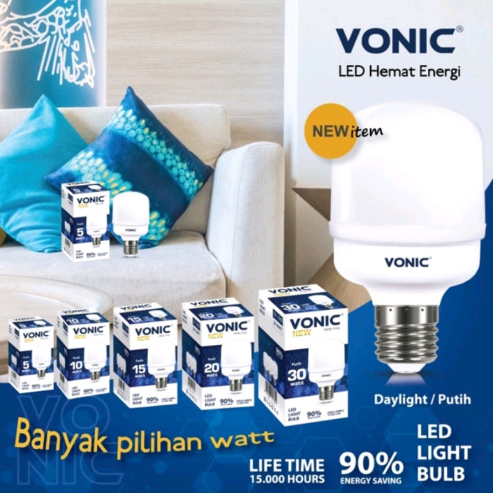 BOHLAM LAMPU LED MURAH MODEL KAPSUL 5W,10W,15W,20W,30W/VONIC LAMPU NEON LED BULB T | Lazada ...
